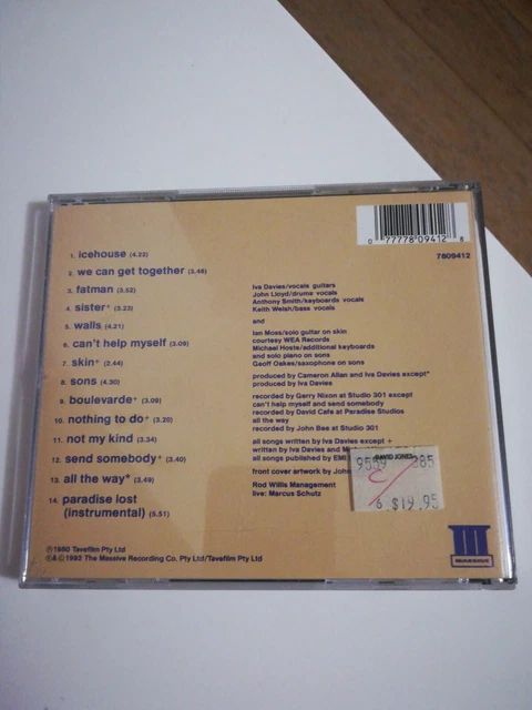 FLOWERS ICEHOUSE CD Album Aussie Reissue RM Massive $22.00 - PicClick AU