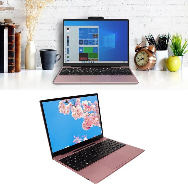 14 IN LAPTOP Pink 8GB RAM 128GB ROM 3K IPS Display Quad Core CPU Magnet ...