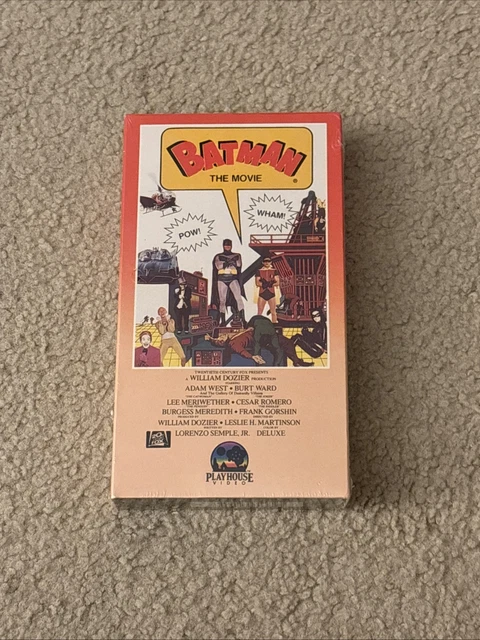 BATMAN: THE MOVIE 1966 Vhs Adam West Burt Ward Playhouse £66.68 ...