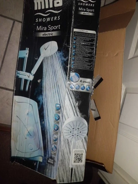 MIRA SPORT ELECTRIC Shower Riser Mount Pipe & Head Brand New £11.11 ...