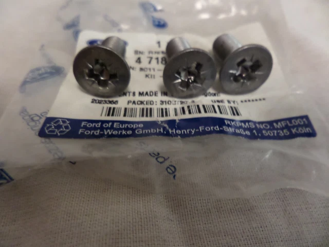 GENUINE FORD TRANSIT Mk6 Mk7 Rear Axle Half Shaft Bolt Kit x3 2000-2014 ...