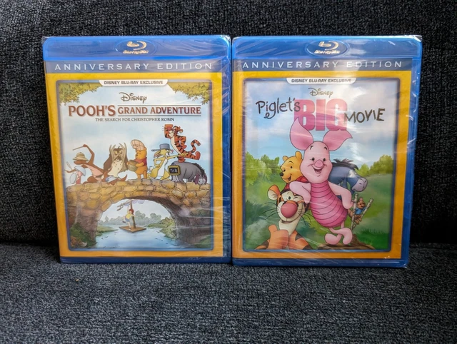 POOH'S GRAND ADVENTURE + Piglet's Big Movie Blu-Ray - Disney Movie Club ...
