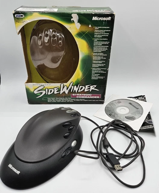 MICROSOFT SIDEWINDER STRATEGIC Commander Controller di gioco PC USB X05 ...