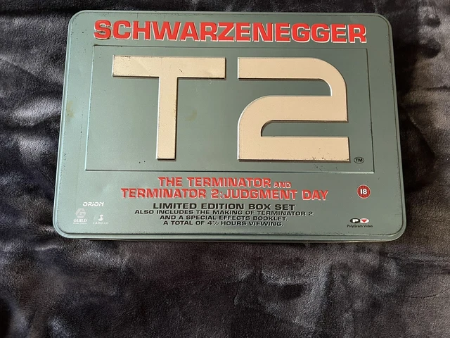 SCHWARZENEGGER TERMINATOR T2 VHS Limited Edition Box Set In Collector Tin £15.00 - PicClick UK