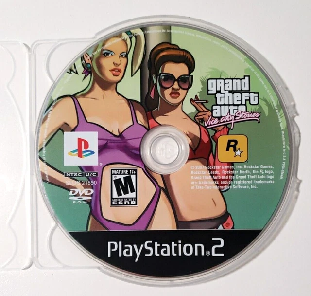 Grand Theft Auto Vice City Stories Sony Playstation 2 Ps2 Disque