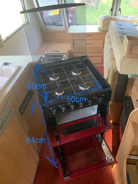 CARAVAN MOTORHOME CAMPER boat Spinflo Caprice Mk3 gas cooker Red EUR ...