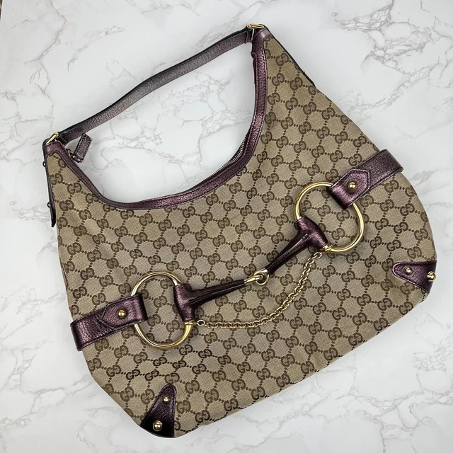 AUTENTICA BORSA A mano GUCCI RARA Horsebit Tom Ford Collab pelle ...