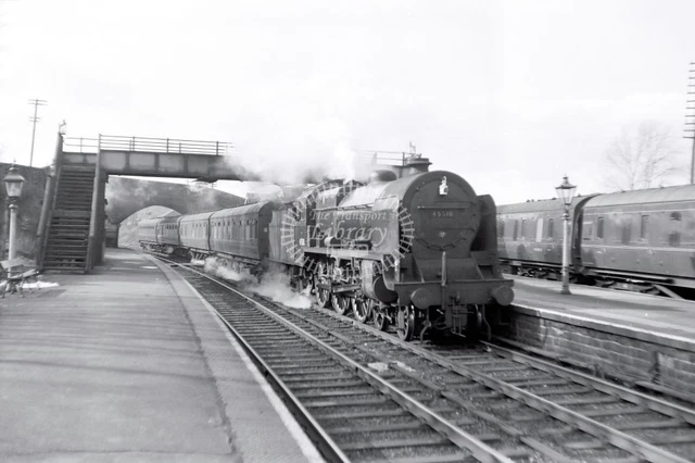 PHOTO BR BRITISH Railways Steam Locomotive Patriot 45510 Wennington Jct ...