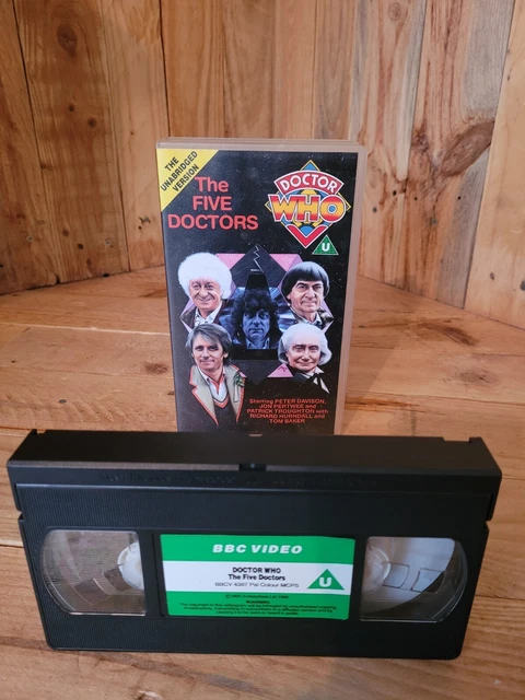 VINTAGE DOCTOR WHO VHS Tape - The Five Doctors £7.95 - PicClick UK
