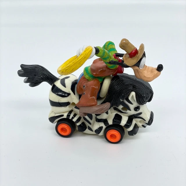DISNEY SAFARI RACER : Gaucho GOOFY auf Zebra BRONCO BUSTER RACER ...