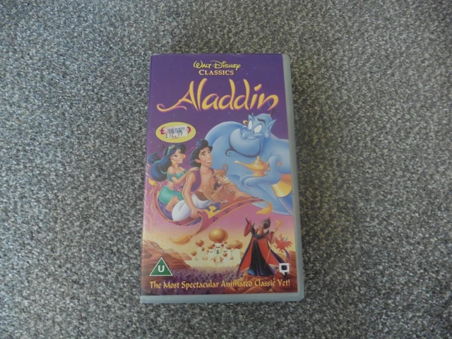 ALADDIN (WALT DISNEY) VHS £7.50 - PicClick UK