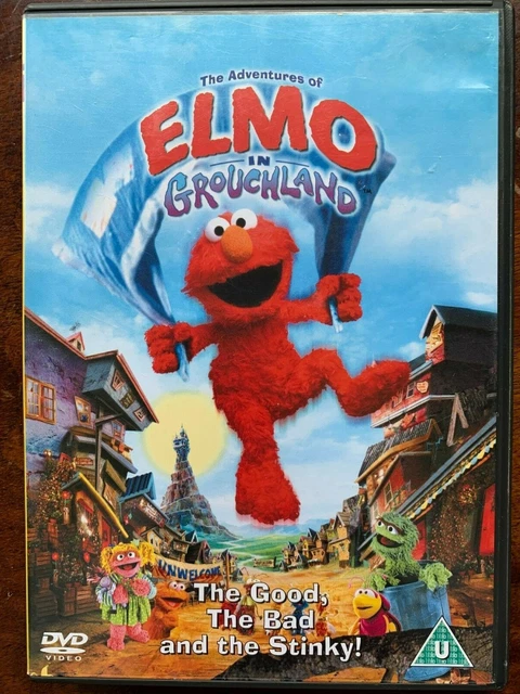 ADVENTURES OF ELMO in Grouchland DVD 1999 Jim Henson Sesame Street ...