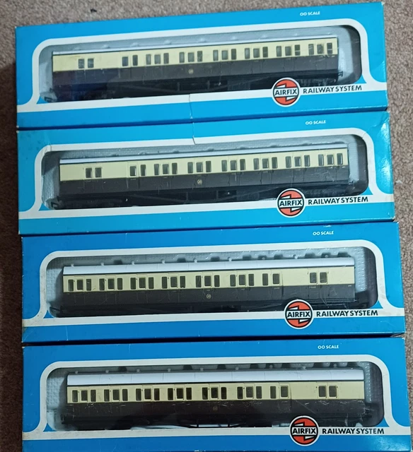 AIRFIX RAILWAY SYSTEM Class B Suburban brake coach GWR X 4 £21.52 ...
