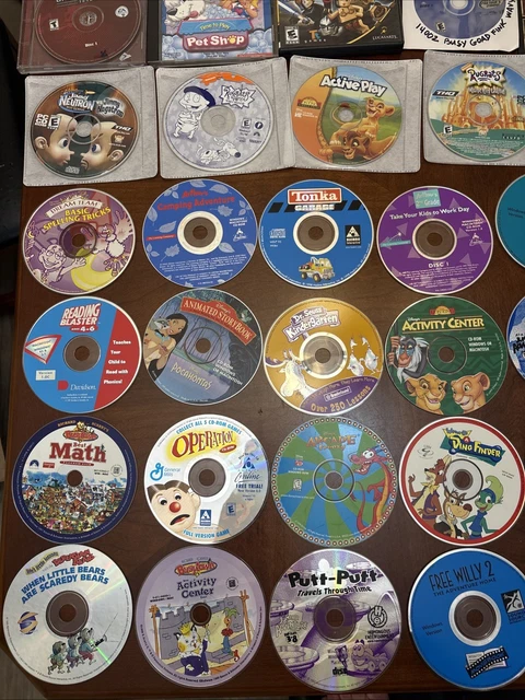 VINTAGE PC GAME cd-rom mixed video Learning games lot *READ* $416.03 ...