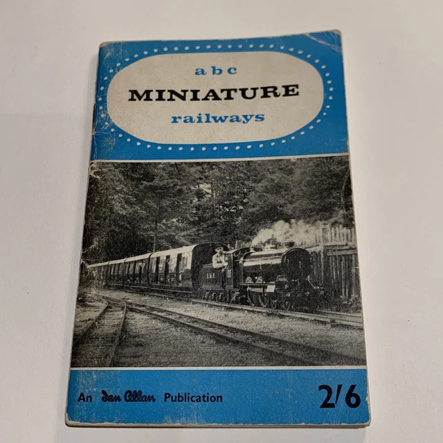 IAN ALLAN ABC Miniature Railways 1961 UNMARKED NO UNDERLINING VGC £6.25 ...