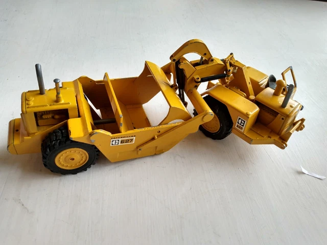CATERPILLAR 627 PUSH Pull Scraper NZG Mustard Antique Vintage £29.99 ...