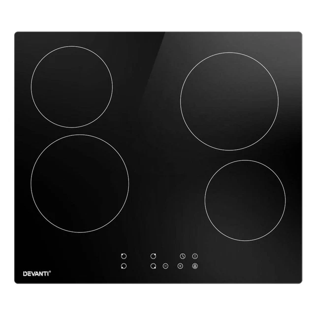 DEVANTI ELECTRIC CERAMIC Cooktop 60cm Touch Control $189.99 - PicClick AU
