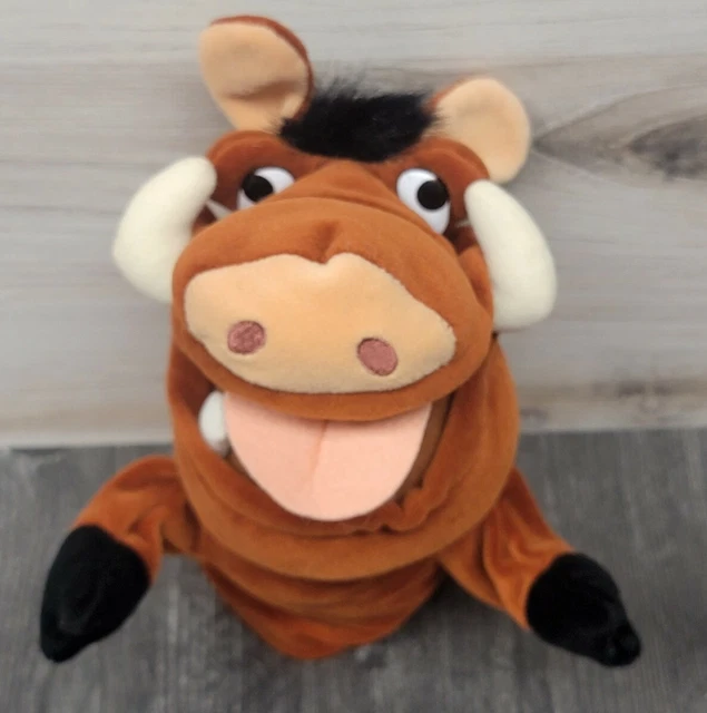 DISNEY LION KING Pumba Plush Hand Puppet Plush Warthog Toy Pumbaa £7.45 ...