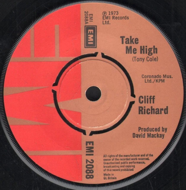 CLIFF RICHARD - Take Me High EMI 2088 VINYL MINT $1.76 - PicClick