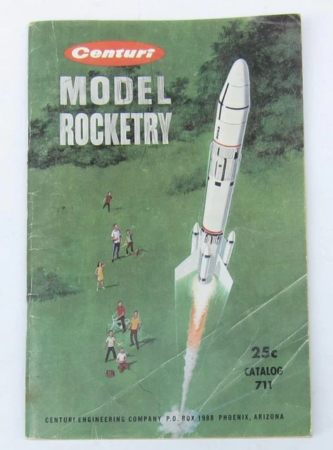 VINTAGE 1970 CENTURI Model Rocketry Catalog Space Shuttle Prototype ...