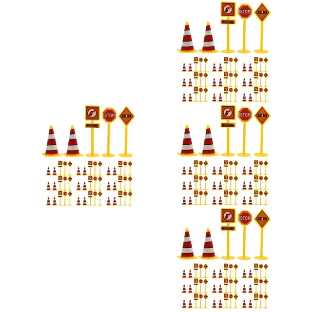 40 SETS ROAD Signs Game Road Signs Prop Puzzle Toy Education Toys £23. ...