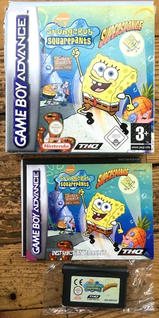 SPONGEBOB SQUAREPANTS SUPERSPONGE Complet Gameboy Advance Gba Pal Eur ...