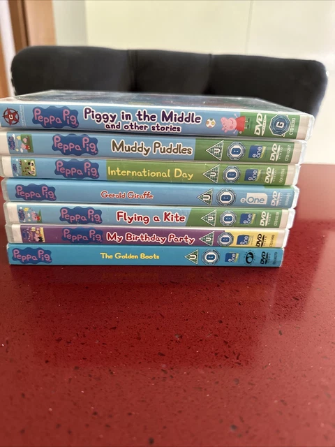 PEPPA PIG DVD Bundle 7DVDs My Birthday Party,muddy Puddles ...