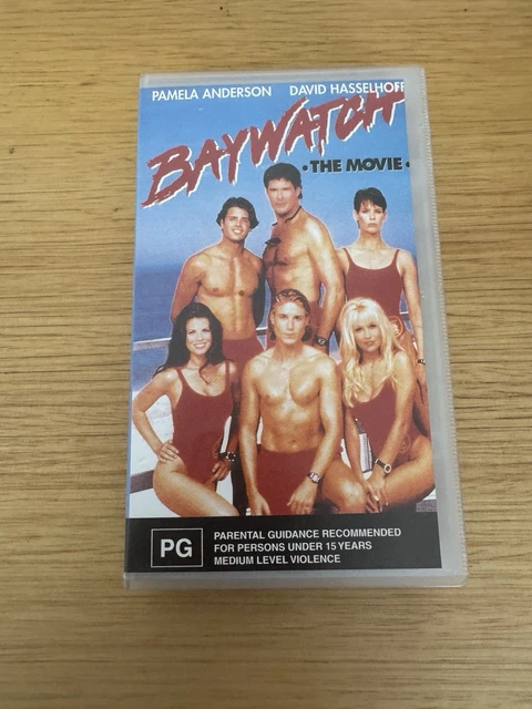 BAYWATCH THE MOVIE Vhs Video Pamela Anderson + David Hasselhoff ...