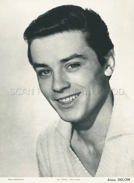 ALAIN DELON 1950s VINTAGE PHOTO ORIGINAL SAM LEVIN EUR 24,99 - PicClick FR