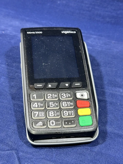 MOVE/3500 INGENICO PORTABLE Card Machine Only No Psu Or Cables Untested ...