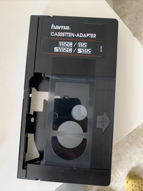 VHS C TO VHS Cassette Adapter - Converts Video Camcorder Tapes To VHS ...