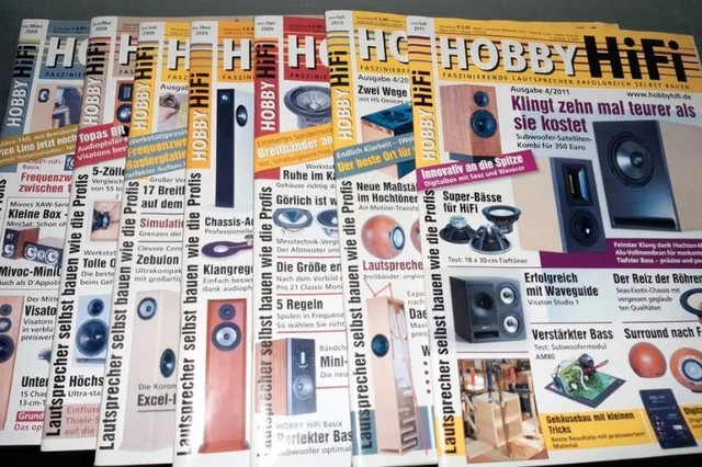 HOBBY HIFI ZEITSCHRIFTEN, 8 ältere Ausgaben EUR 5,00 - PicClick DE