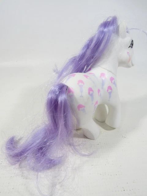 VINTAGE MY LITTLE Pony G1 Scoops 1987 Twice as Fancy Ponies MLP Ice ...