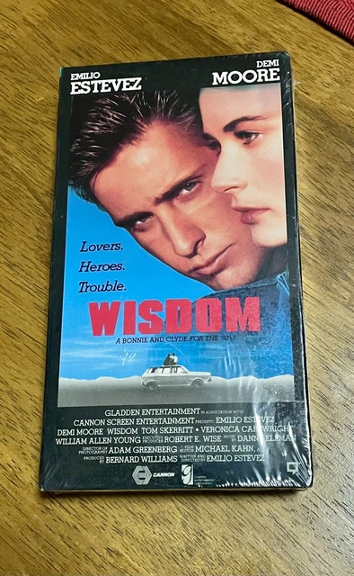 WISDOM 1987 (VHS 1991) Emilio Estevez Demi Moore Factory Sealed £19.07 ...