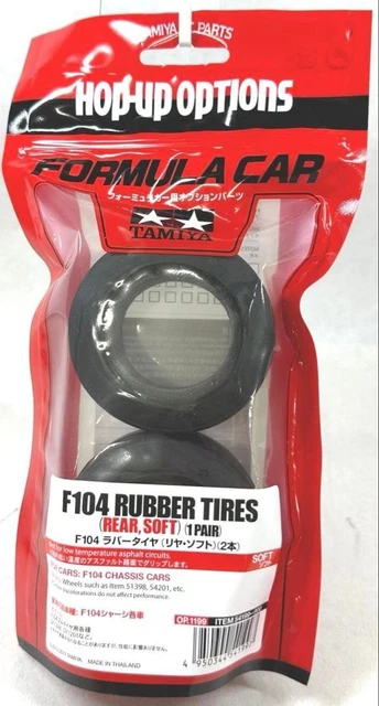 2 X TAMIYA Op1199F104 Rubber Tire Rear Soft £33.34 - PicClick UK