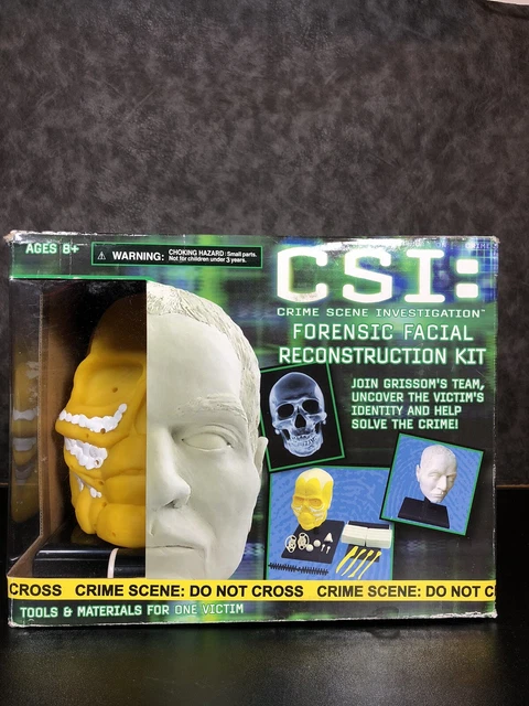 CSI KIT CRIME Scene Investigation Forensic Facial Reconstruction 04 ...