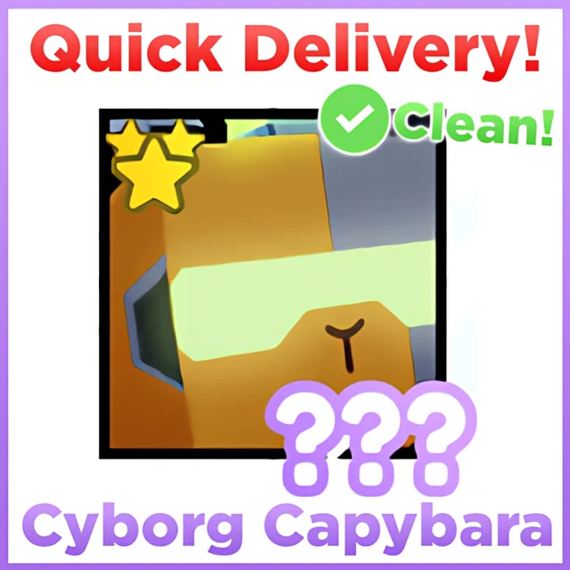 ROBLOX PSX PET Simulator X énorme cyborg Capybara *PROPRE + RARE* EUR ...