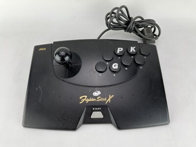 SEGA SATURN ASCII Fighter Stick X Arcade Fight Stick Controller £29.35 ...