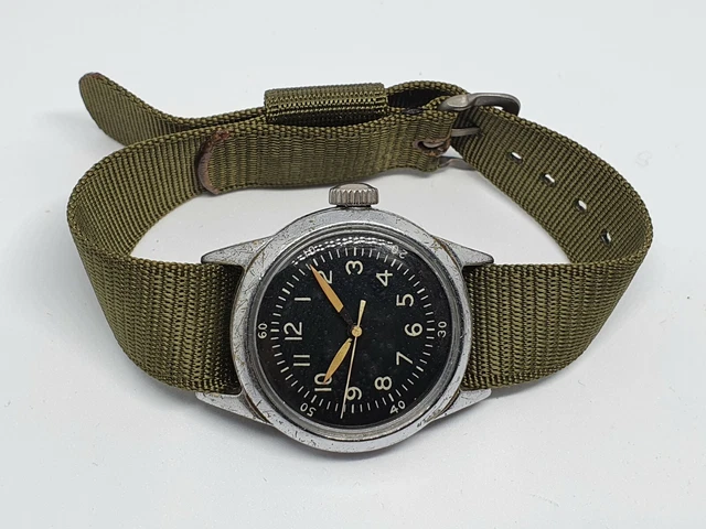 WWII WALTHAM BRITISH military issue RAF 6B 234 Watch rare cal '42 with ...