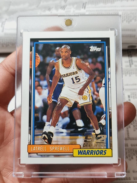 LATRELL SPREWELL 1992-93 Topps #392 RC Golden State Warriors (e) $1.85 ...