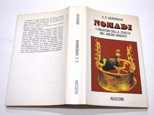 NOMADI CIVILTÀ VARDIMAN 1° edizione Rusconi copertina rigida ...