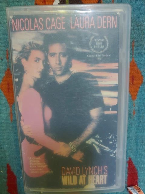 WILD AT HEART VHS Nicolas Cage Laura Dern Ex-rental CBS FOX MEDIA Clear ...