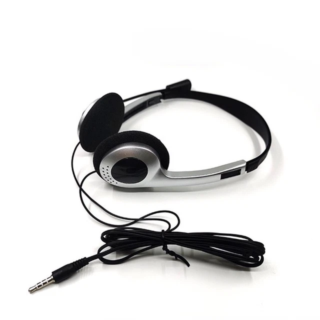 KABELGEBUNDENES HEADSET SILBER ABS Build für Laptop und Unterstützung ...