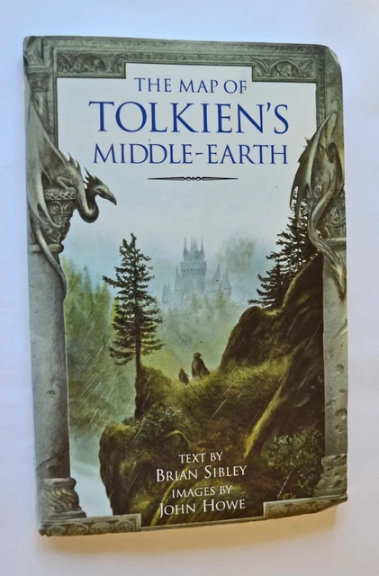 THE MAP OF Tolkien's Middle-Earth - by Brian Sibley & John Howe (1994 ...
