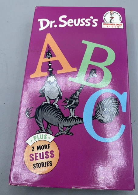 DR. SEUSS ABC (VHS, 1994) *BUY 2 GET 1 FREE £4.76 - PicClick UK