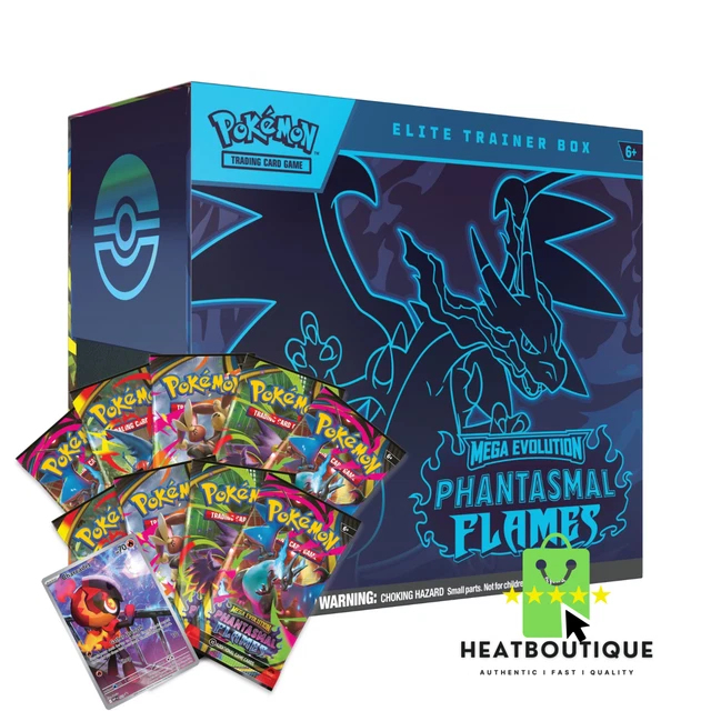 POKEMON TCG PHANTASMAL Flames Elite Trainer Box ETB [ENG] - Pre Order ...
