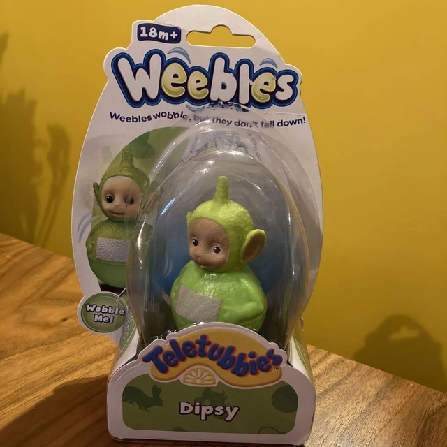 TELETUBBIES WEEBLES DIPSY Weeble Wobble Doll Figure H8.5cm Opened Not ...