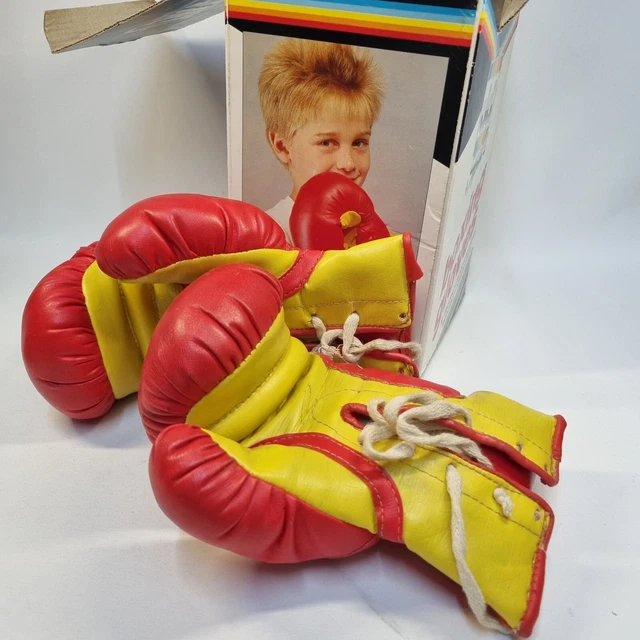 VINTAGE BOXING GLOVES Dekker Toys With Box 1980s Childrens Toys With ...