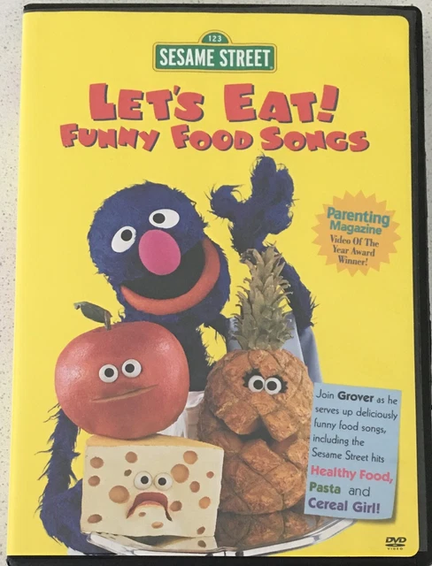 SESAME STREET LET'S Eat! Funny Food Songs (2004) DVD Region 1 NTSC $30. ...