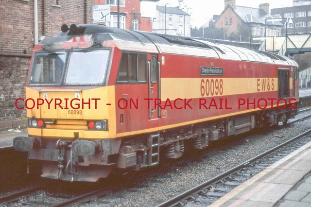 UK RAILWAY PHOTOGRAPH Of Class 60 60098. Rm60-792 £1.70 - PicClick UK